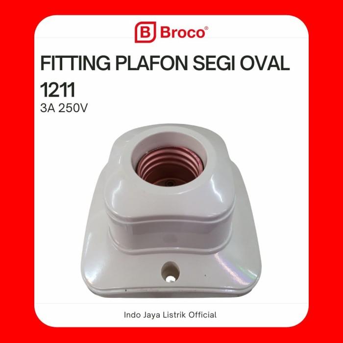 Jual FITTING PLAFON SEGI NEW OVAL BROCO 1211 - Kab. Sleman - Indo Jaya ...