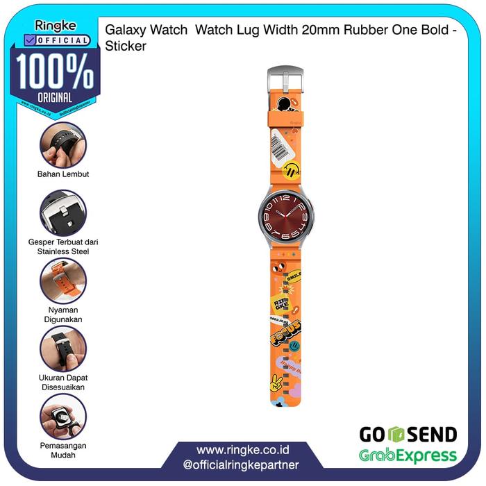 Promo Ringke Samsung Watch / Watch Lug Width 20mm Rubber One Strap ...