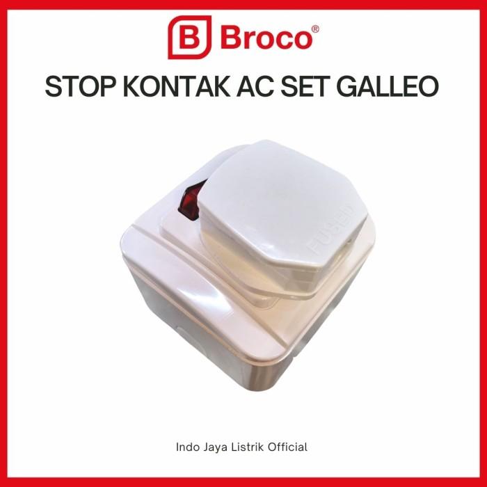 Jual STOP KONTAK AC STEKER OUTBOW DOOS/DUS BROCO GALLEO 1 SET - Kab ...