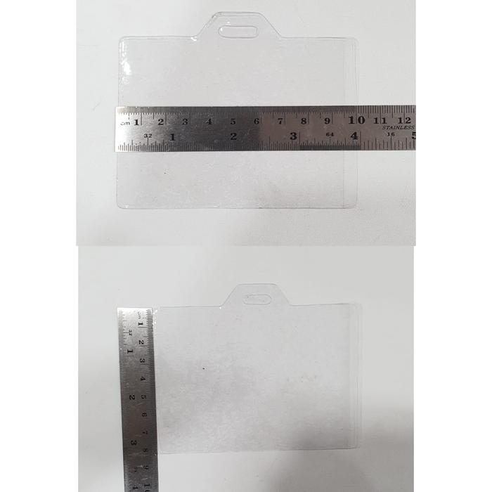 Jual 100pcs Plastik panitia plastik name tag plastik id card - 6,5x9cm ...