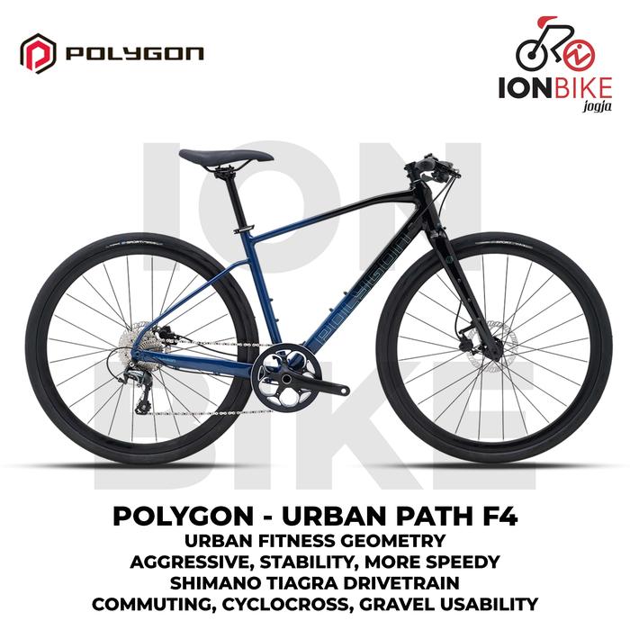Jual Urban Polygon Path F4 700c Terbaru Sepeda Fitness Hybrid Alloy ...