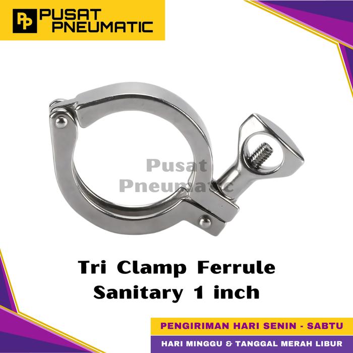 Jual 1" Tri Clamp Ferrule Sanitary Stainless Steel 304 1 inch - Jakarta ...