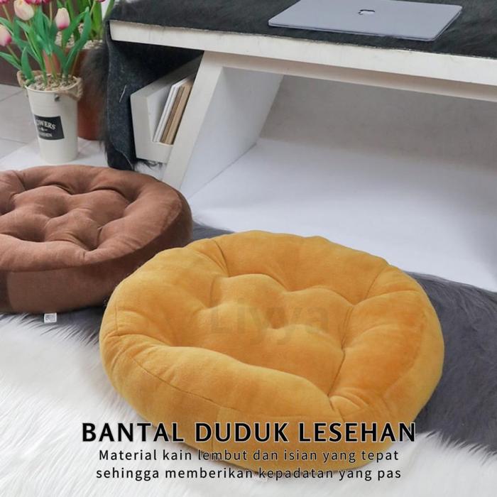 Jual Liyya Cushion Ball Alas Bantal Duduk Bulat Lantai Kursi Sofa ...