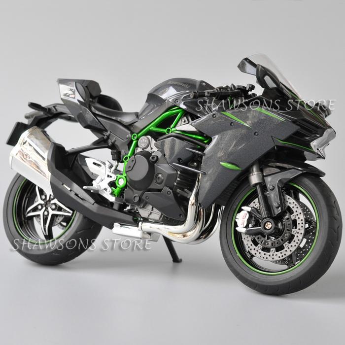 Jual Terbaru Mainan Model Motor Diecast Skala1:9 Kawasaki Ninja H2 H2R ...