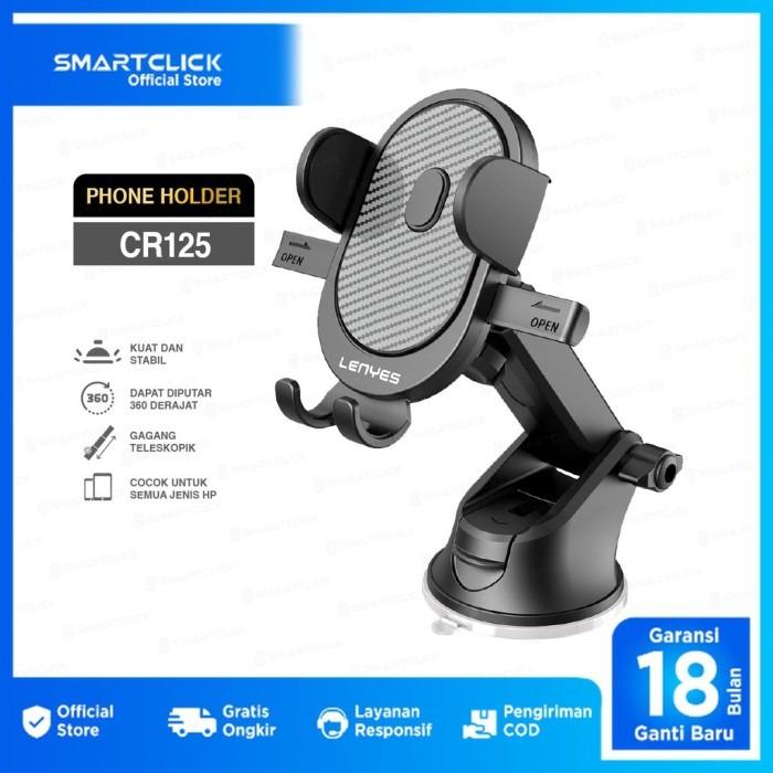 Promo LENYES CR125 Phone Holder Car Dashboard Kaca Mobil Original ...