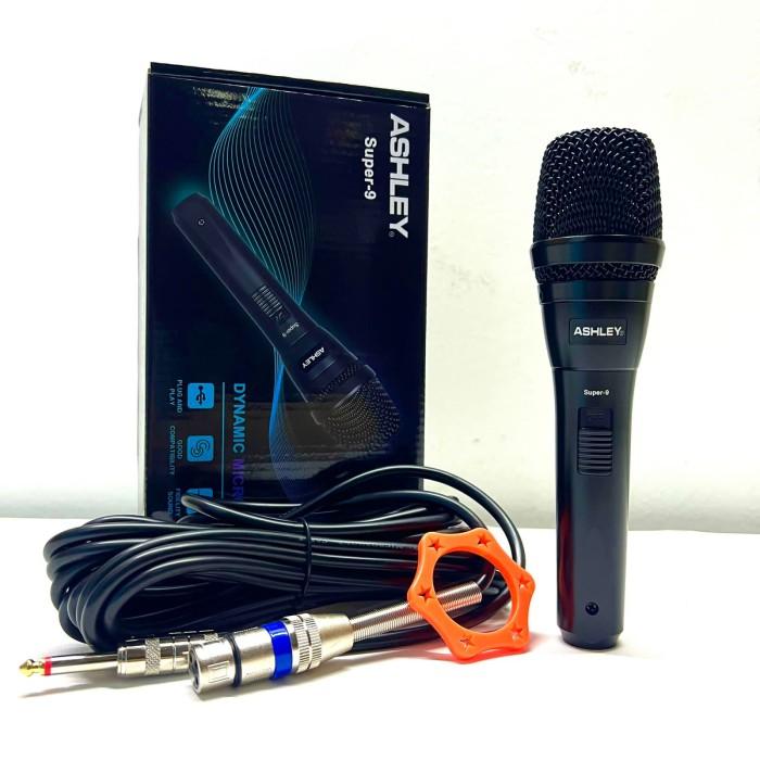 Jual Original Produk Mic Kabel Ashley Super 9 Original Isi Dalam Dus 1 ...
