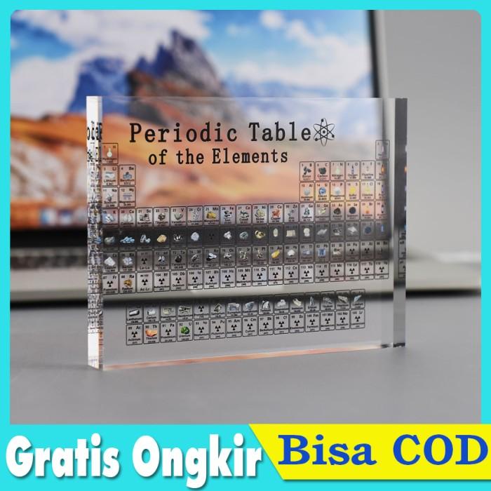 Jual code Tabel Periodik Unsur Kimia Bahan Akrilik Dekorasi Meja Rumah ...