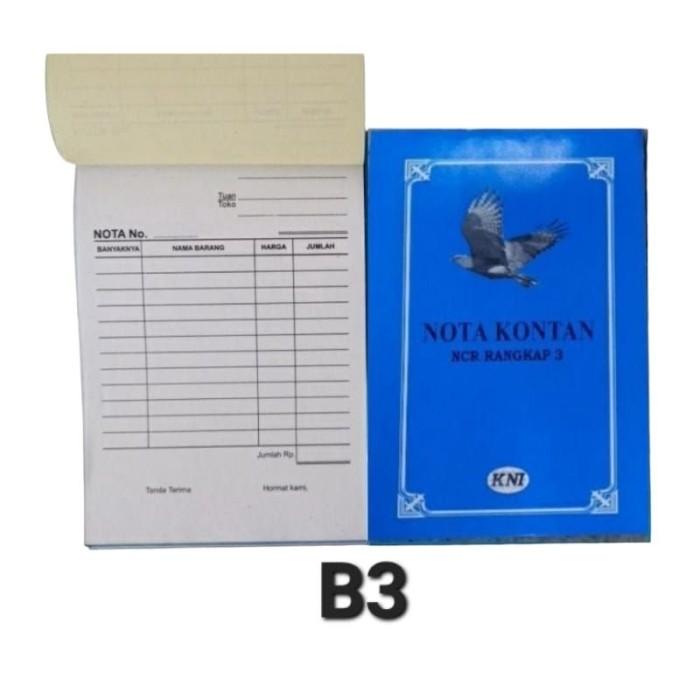 Jual Buku Nota Kontan B3 Ply NCR Excelindo Merek Excelindo NCR 3 Ply ...