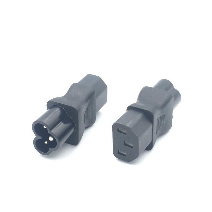 Jual AN PDU UPS IEC C13 To C6 Adapter Female to Male PLUG CONVERTER ...
