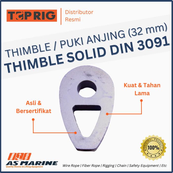 Jual Thimble Wire Rope / Kausen Sling 32 mm Solid (DIN3091) TOPRIG ...