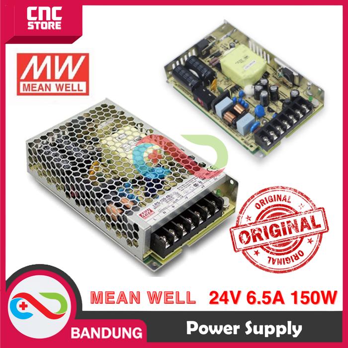 Jual POWER SUPPLY MEAN WELL LRS-150-24 LRS15024 24V 6.5A 150W MEANWELL - Kota Bandung - CNC ...