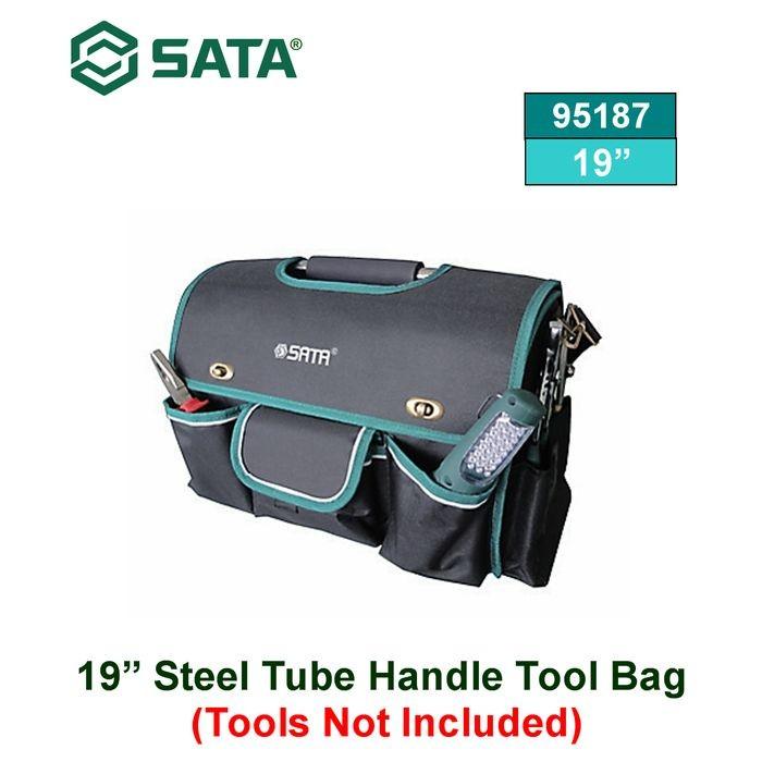 Jual Tas Perkakas 95187 19" Steel Tube Handle Tool Bag Sata Tools ...