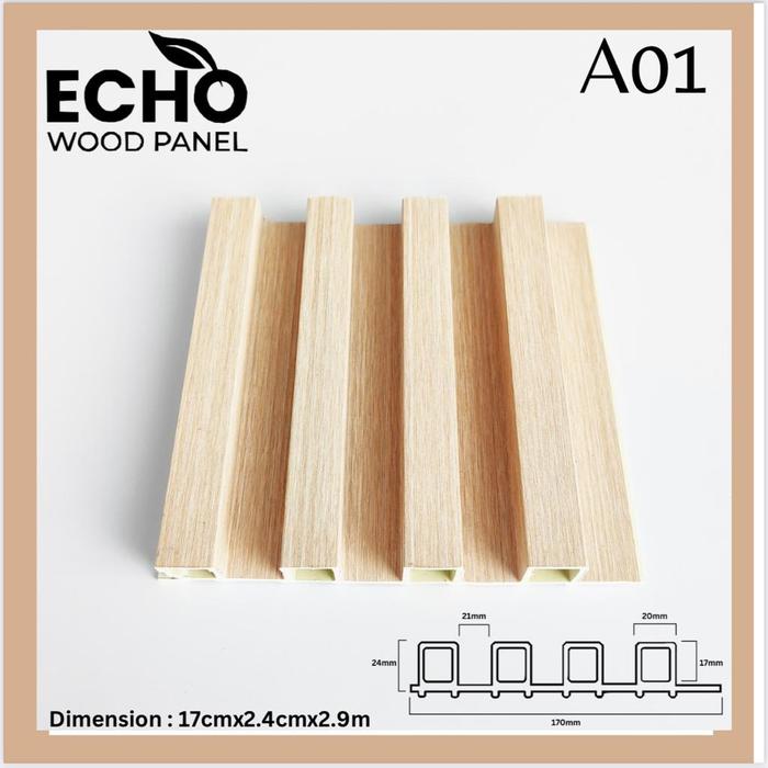 Jual Wallpanel PVC Kisi Kisi Vertical / Wall Panel Dinding / Wood Panel ...