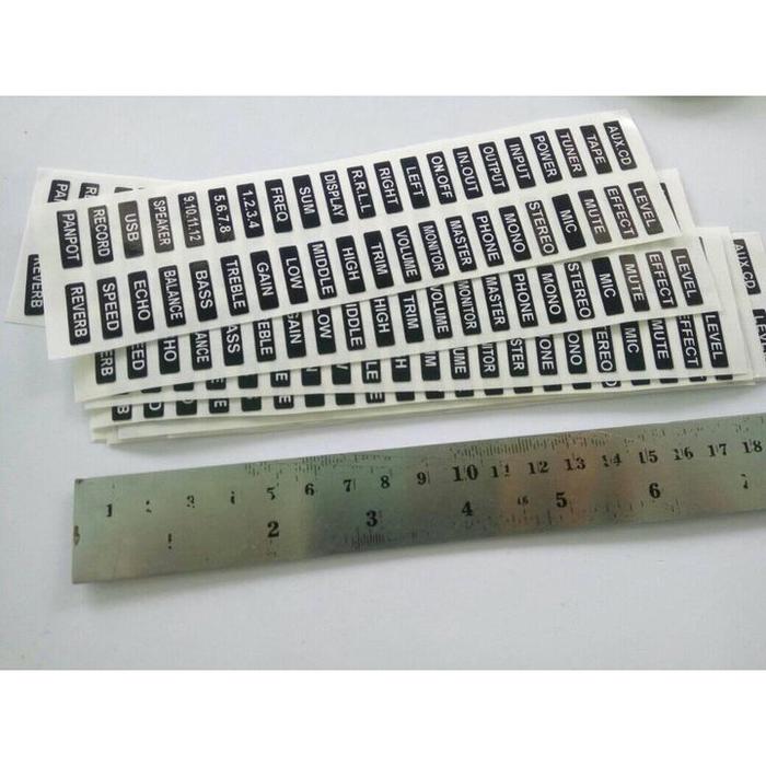 Jual sticker mixer stiker audio sticker anti air cetak sticker custom ...