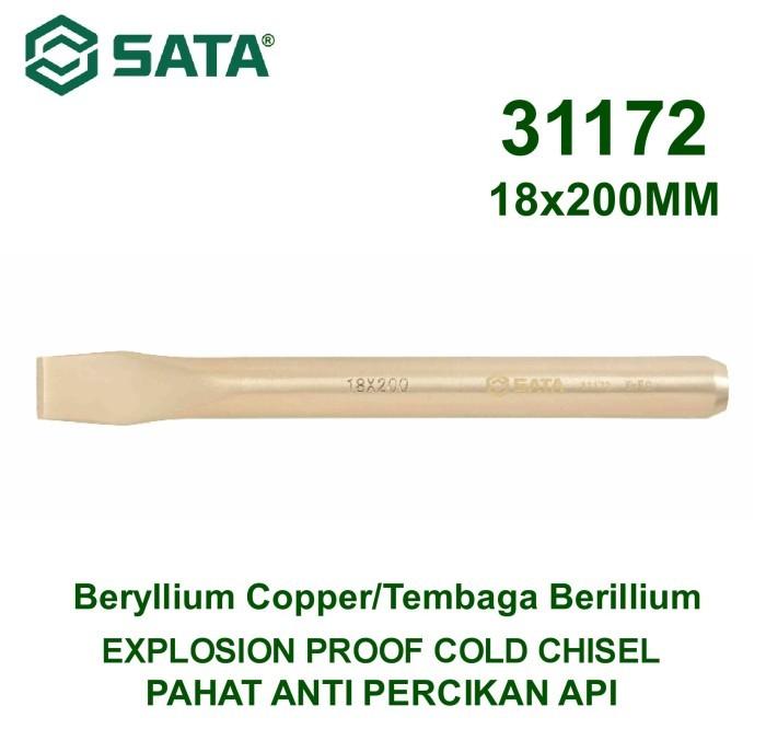 Jual Pahat 18X200mm Anti Percikan 31172 Non Sparking Cold Chisel Sata ...