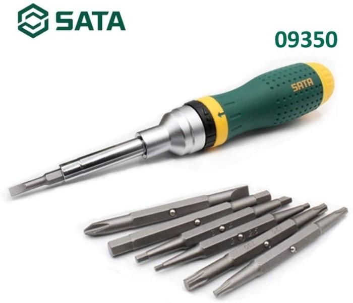 Jual Obeng 09350 - 19 in 1 Multi-Purpose Ratchet Screwdriver Set Sata ...