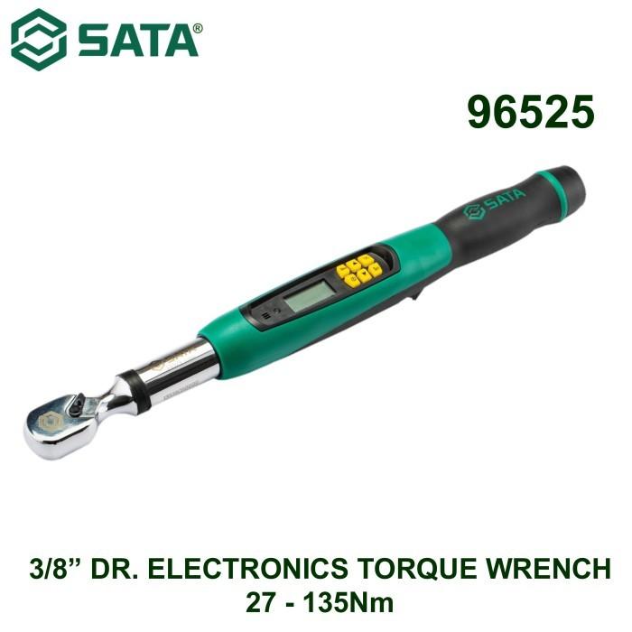 Jual Torsi 96525 - 3/8" Dr. Electronics Torque Wrench 27-135 Nm Sata Tools - Jakarta Barat ...