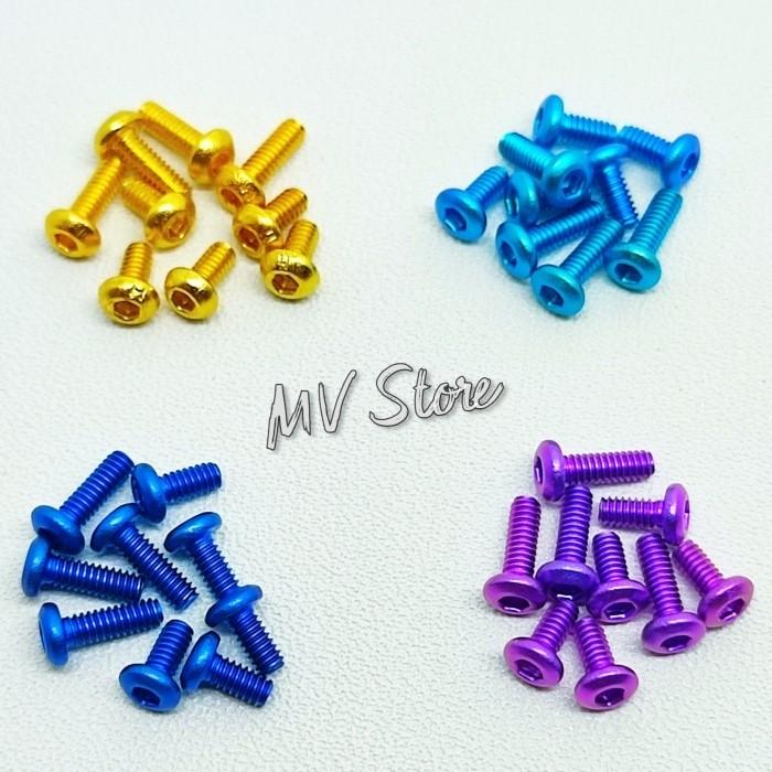 Jual Baut | Screws Titanium Billet Box | Gold | Purple | Blue | Green ...