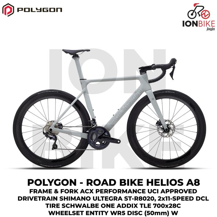 Jual Sepeda Balap Polygon 700c Helios A8 Carbon Roadbike Disc Brake 700 c - Kota Yogyakarta ...