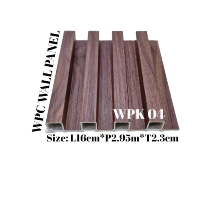Jual wpc panel dinding ( free breket) - wpk 04, sampel 10cm 5pc ...