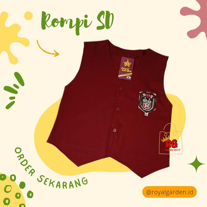 Jual Rompi Seragam Sekolah Anak Sd Dan Mi Sekolah Dasar Sd Madrasah Di ...