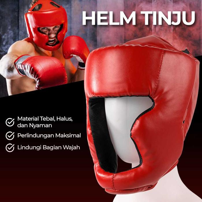 Jual Helm Tinju boxing MMA Pelindung Kepala Adult dewasa karate ...
