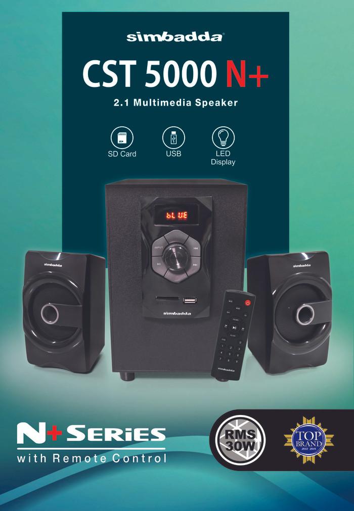 Jual NEW SPEAKER CST 5000N+ BLUETOOTH USB AUX FM RADIO SIMBADDA HAPPY ...