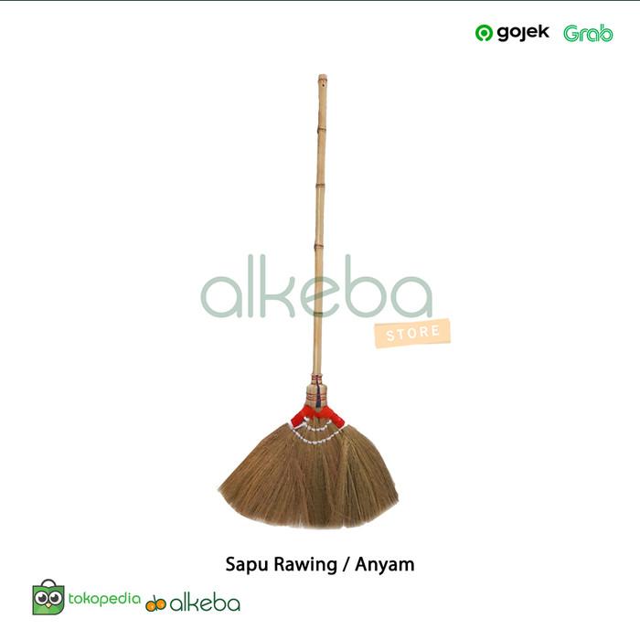 Jual 🙏 Sapu Lantai Rayung Tradisional Rawis Jerami anyaman Broom - Kota ...