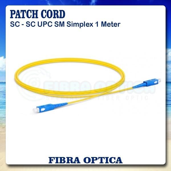 Jual Patch Cord SC-SC SM 1m | FO SC/UPC-SC/UPC Single Mode Simplex 1 Meter - Jakarta Utara ...