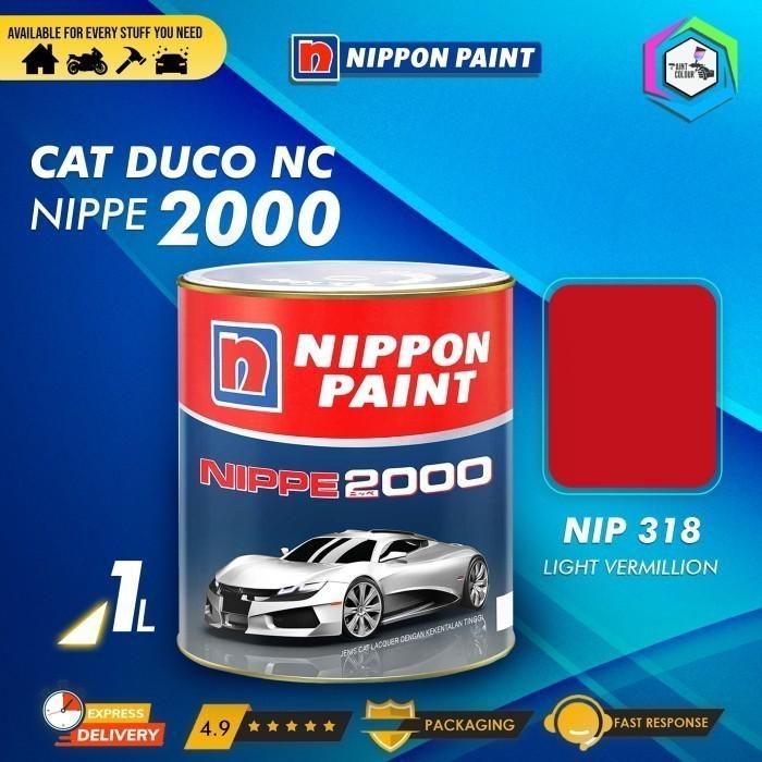 Jual Cat Duco Nippon Paint Nippe 2000 - 318 Light Vermillion - 1 L - Kota Bandung - PAINT.COLOUR ...