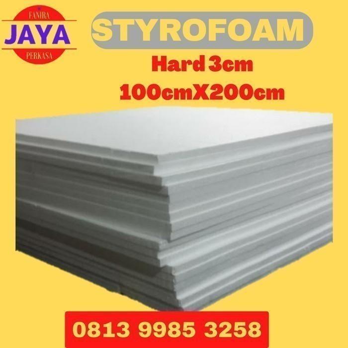 Jual STYROFOAM Lembaran TEBAL 3cm Ukuran 100x200cm HARD Density 18KG/M3 ...