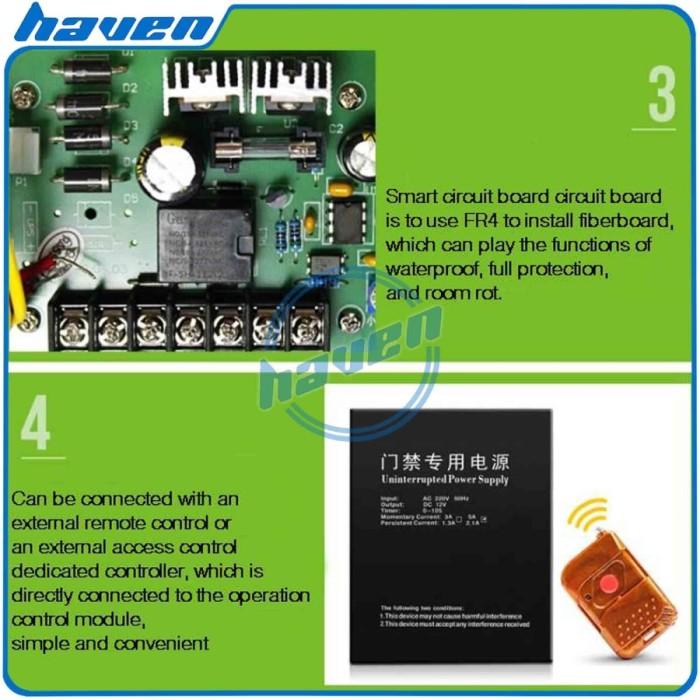 Jual READY POWER SUPPLY ACCESS CONTROL BOX 12V 3A + TEMPAT BATERAI AKI ...