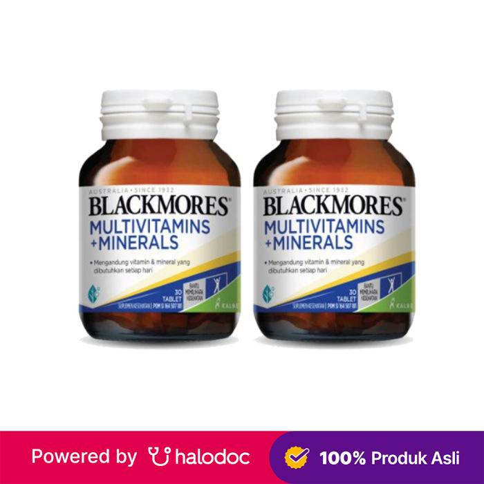 Jual Blackmores Multivitamins + Minerals 2 Botol (30 Tablet/Botol) - Jakarta Selatan - Apotek ...