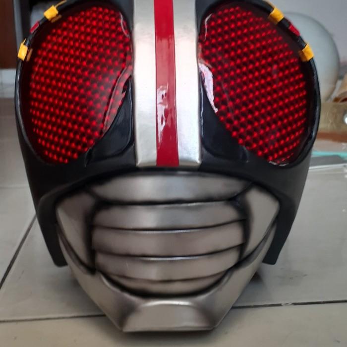 Jual SATRIA BAJA HITAM RX HELM KAMEN RIDER BLACK RX HELMET COSPLAY ...