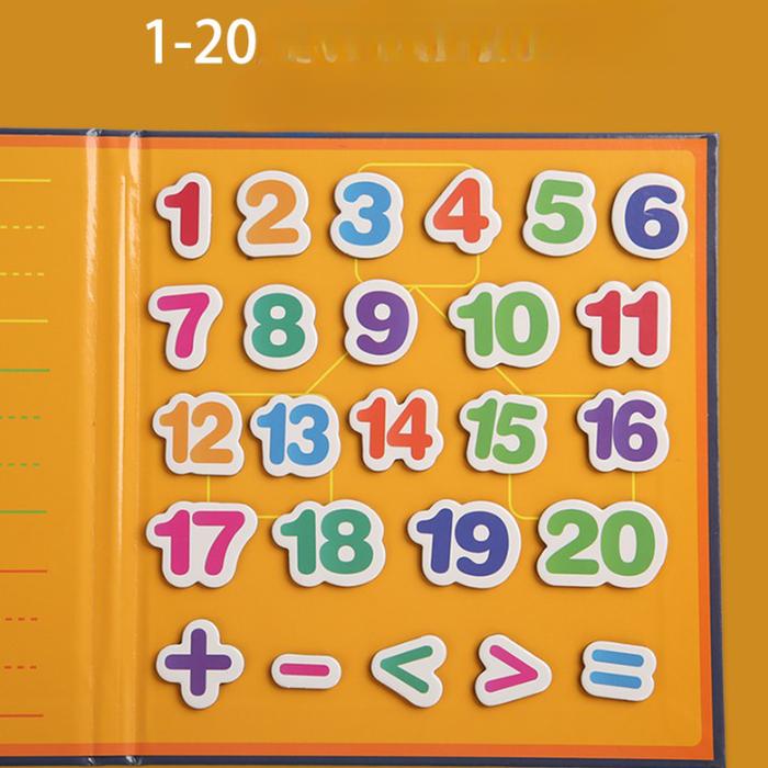 Jual Mainan Edukasi Buku Manget Alfabet Angka Magnetic Alphanumeric ...