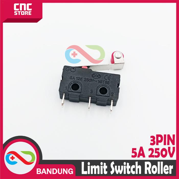 Jual MICRO LIMIT SWITCH ROLLER 3P 3PIN 5A 250V - Kota Bandung - IoT Store | Tokopedia