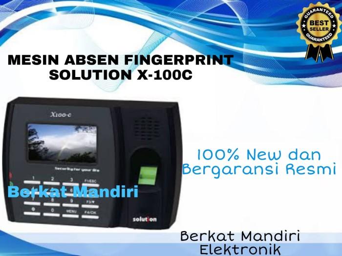 Jual MESIN ABSEN FINGERPRINT SOLUTION X 100C - Jakarta Barat - warung ...