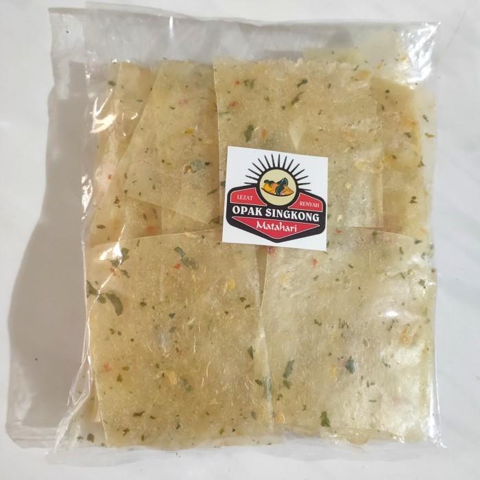 Jual krupuk opak mentah khas Siantar homemade kerupuk opak singkong ...