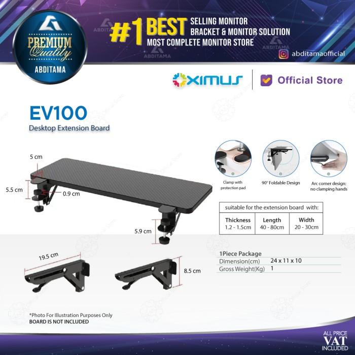 Jual Terbagus Bracket Desk Extension Board Ekstension Meja Bisa Lipat ...