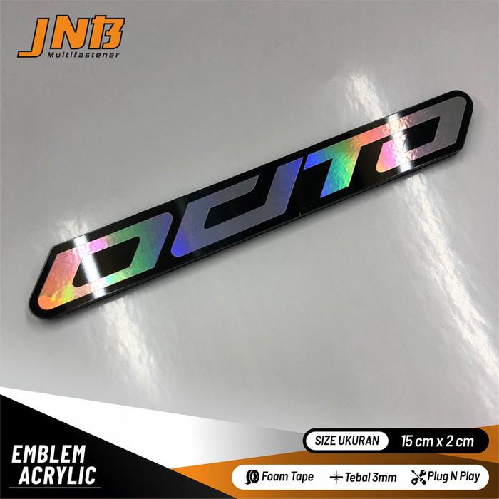 Jual Emblem Acrylic Ocito Thailand Logo Timbul 3D - Kota Bandung ...