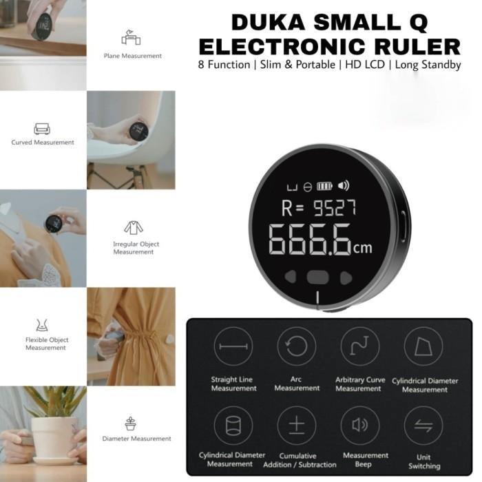 Jual Meteran Digital DUKA Electric Ruler Meteran Elektrik Display LCD ...