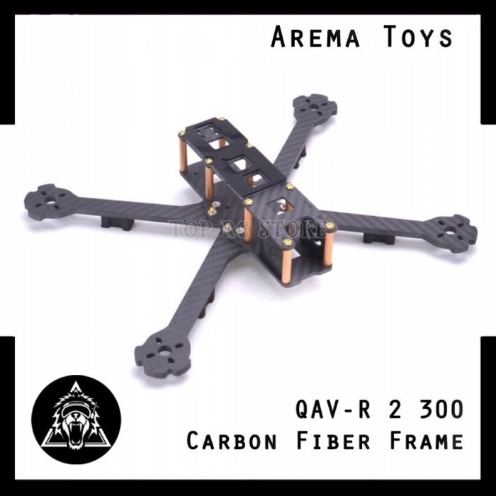Jual QAV-R 2 300 7inch 300mm Arm 4.5mm R2 Carbon Fiber Frame Kit FPV ...