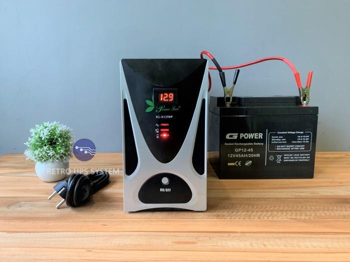 Jual UPS Modif Power Tree 1250VA 12V 750Watt Modifikasi Aki External ...