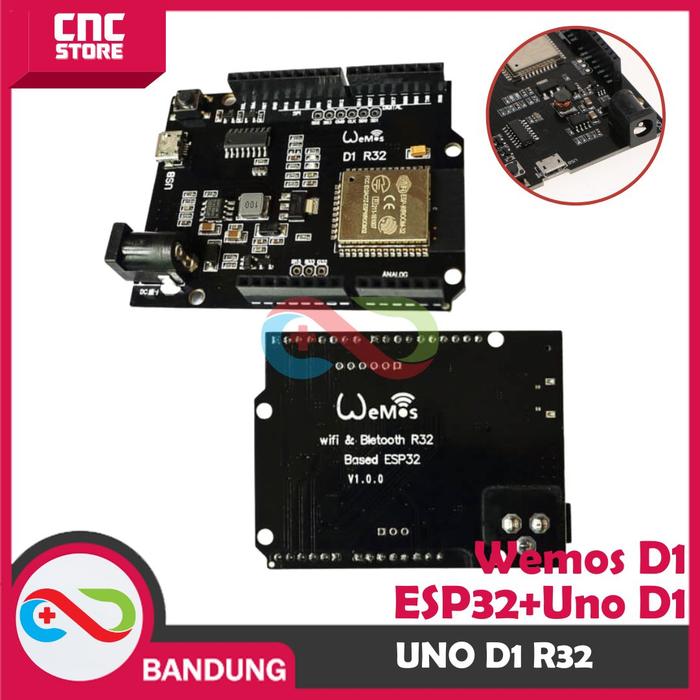 Jual ARDUINO UNO D1 R32 WIFI ESP32 4MB ESP32 - Kota Bandung - IOT Store Bandung | Tokopedia