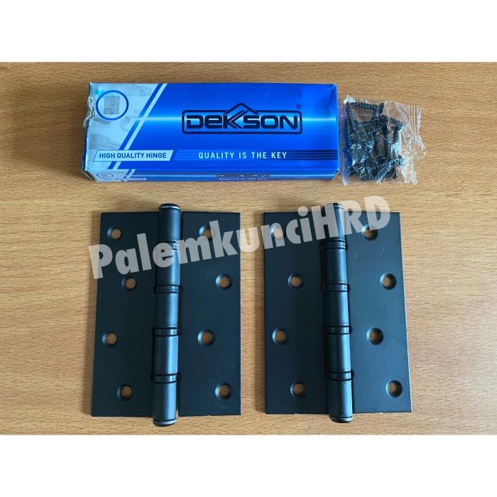 Jual Engsel kupu Nylon Hinge 4 inch Dekson engsel pintu Dekkson Black ...