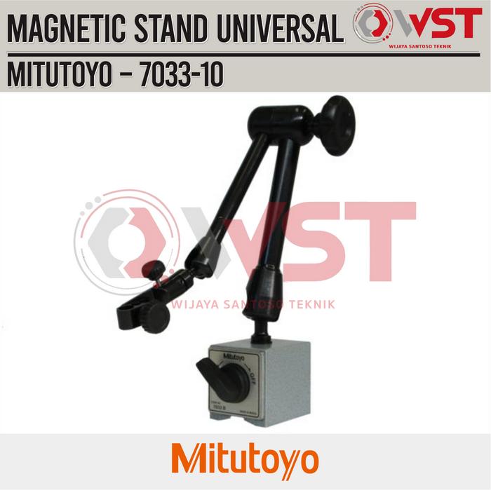 Jual Jointed Magnetic Stand Universal Mitutoyo 7033-10 / Mitutoyo 7033 ...
