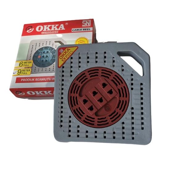Jual 9Meter Kabel Roll Rol Rolan Gulung Colokan Listrik lampu Box OKKA ...