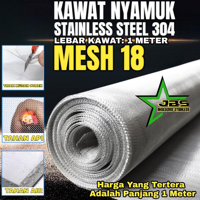 Jual kasa/kawat nyamuk Stainless 304 Mesh 18 x0.27mm - Kab. Tangerang ...