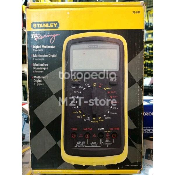Jual Stanley Multi Meter Digital 79-034 Alat Pengukur Arus Listrik Best ...