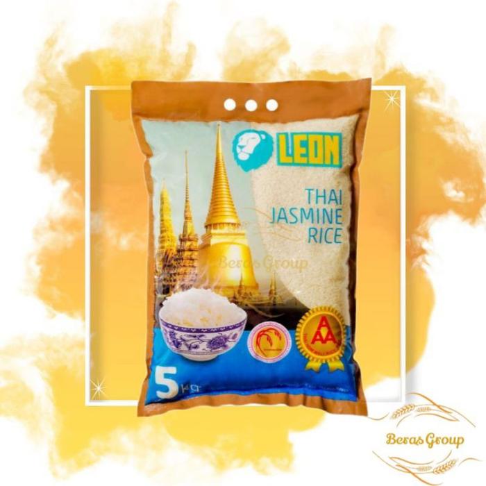 Jual BERAS THAILAND / BERAS LEON THAI JASMINE RICE 5KG - Jakarta Utara ...